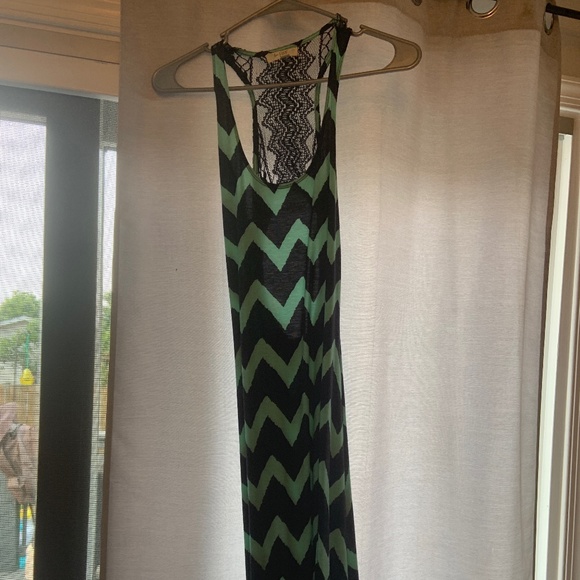 love, Fire | Dresses | Chevron Open Back Maxi | Poshmark